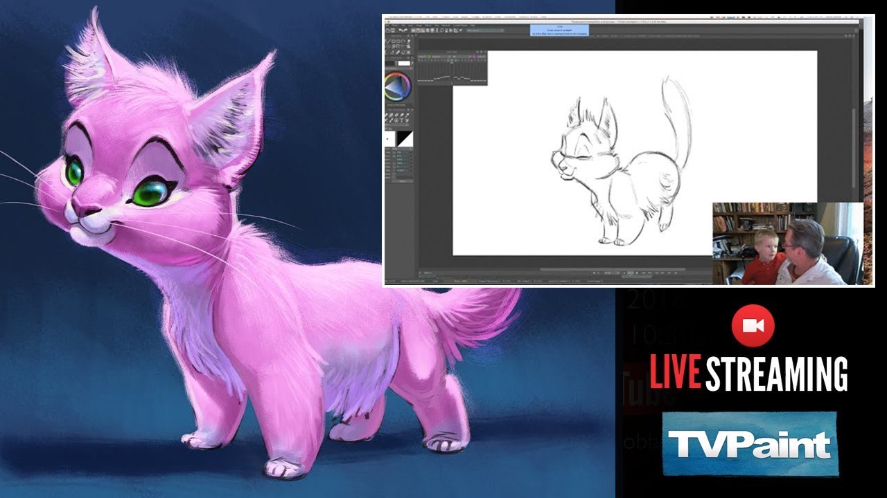 Former Disney Animator Aaron Blaise Animates A Cat Character in Real ...